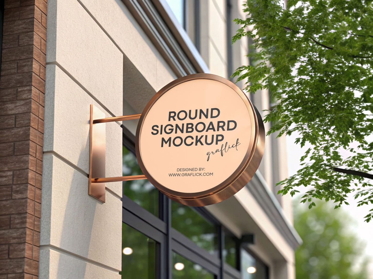 Free Lollipop Sign Board Mockup | | GRAFLICK
