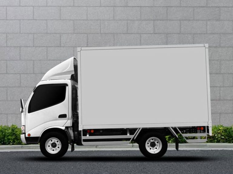Free Mini Delivery Van Mockup | | GRAFLICK